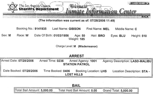 mel gibson gets a dui! – PopBytes