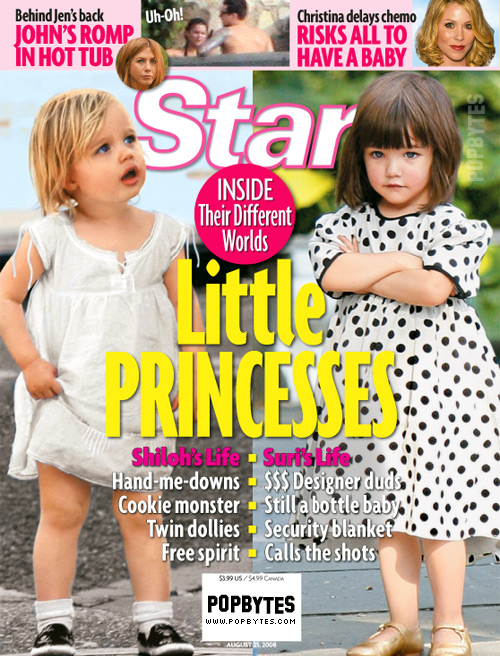 cutest tabloid cover ever – shiloh vs suri – PopBytes