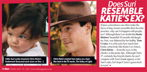 Does Suri Cruise look like Chris Klein? – PopBytes